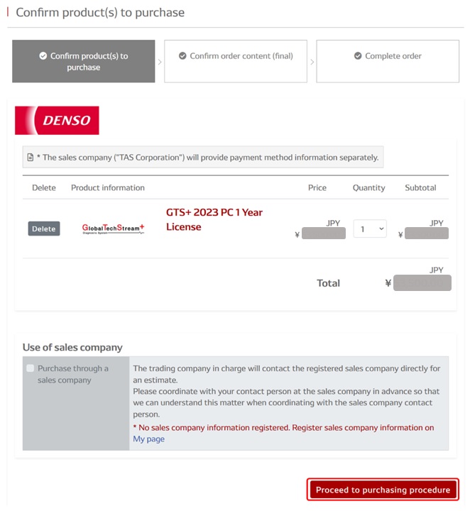 How to purchase GTS+ license for Toyota related company or supplier in ...